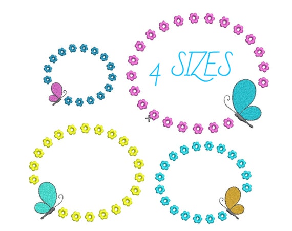 Frame Embroidery Design Frame Machine Embroidery Designs - Etsy