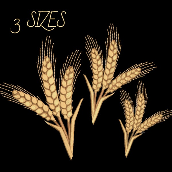 Wheat Embroidery - Etsy