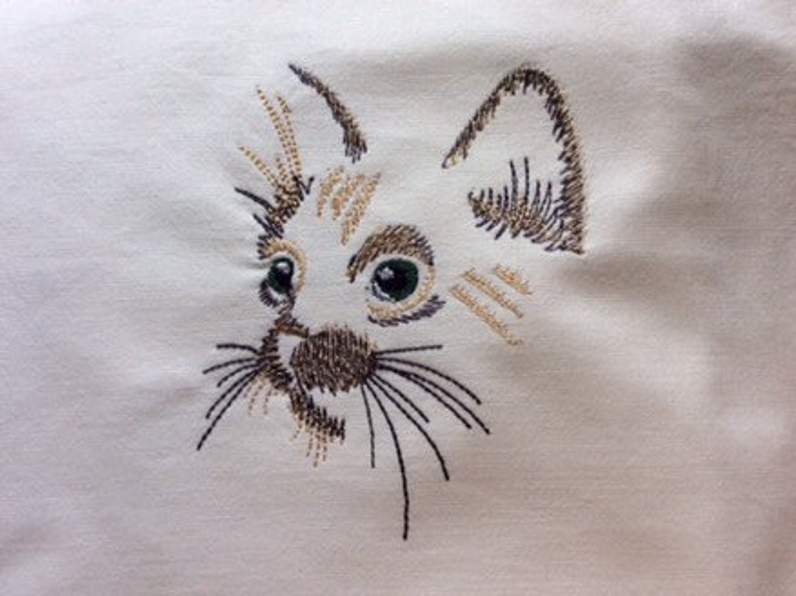 Cat Embroidery Designs Kitten Machine Embroidery Design Cute Pet ...