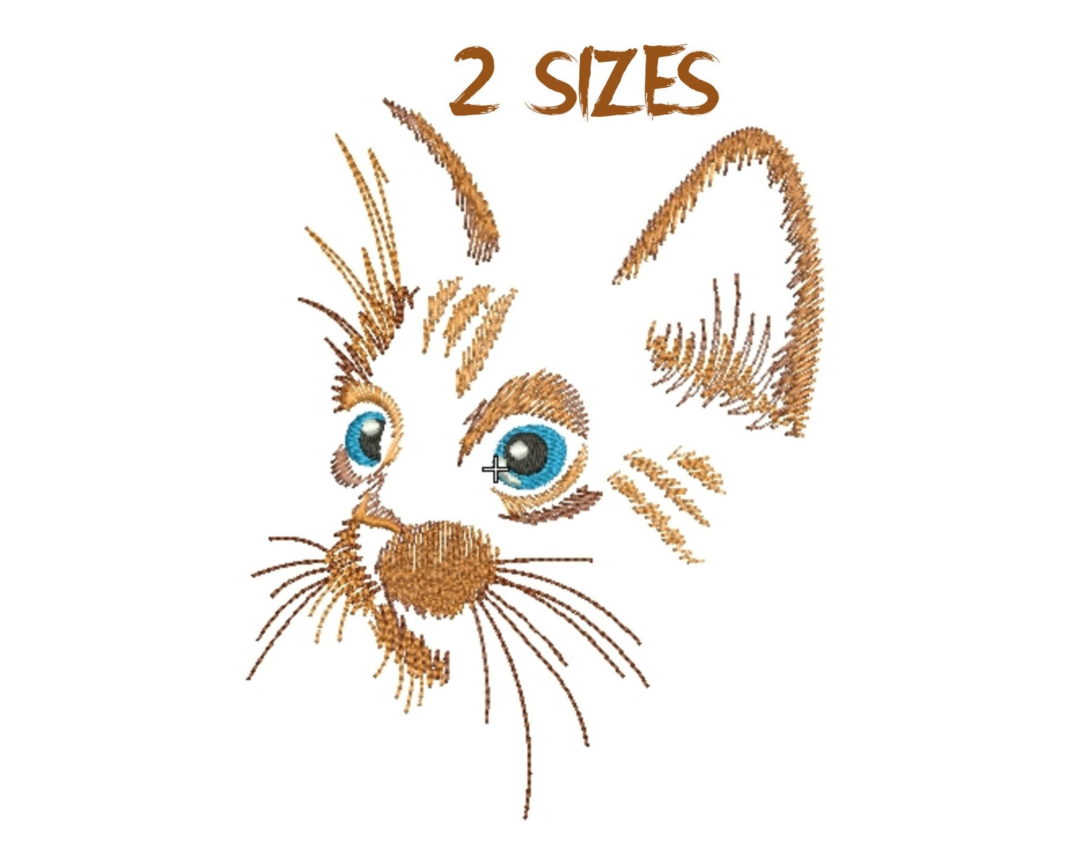Cat Embroidery Designs Kitten Machine Embroidery Design Cute Pet ...