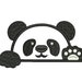 Panda Applique Design Panda Applique Embroidery Designs Bear - Etsy