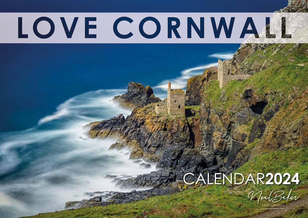Cornwall. 2024 Calendar. A4 Size. - Etsy UK