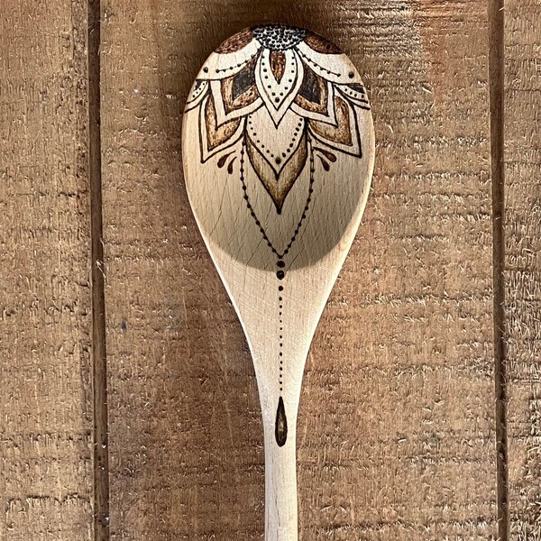 Pyrography Spoons - Etsy