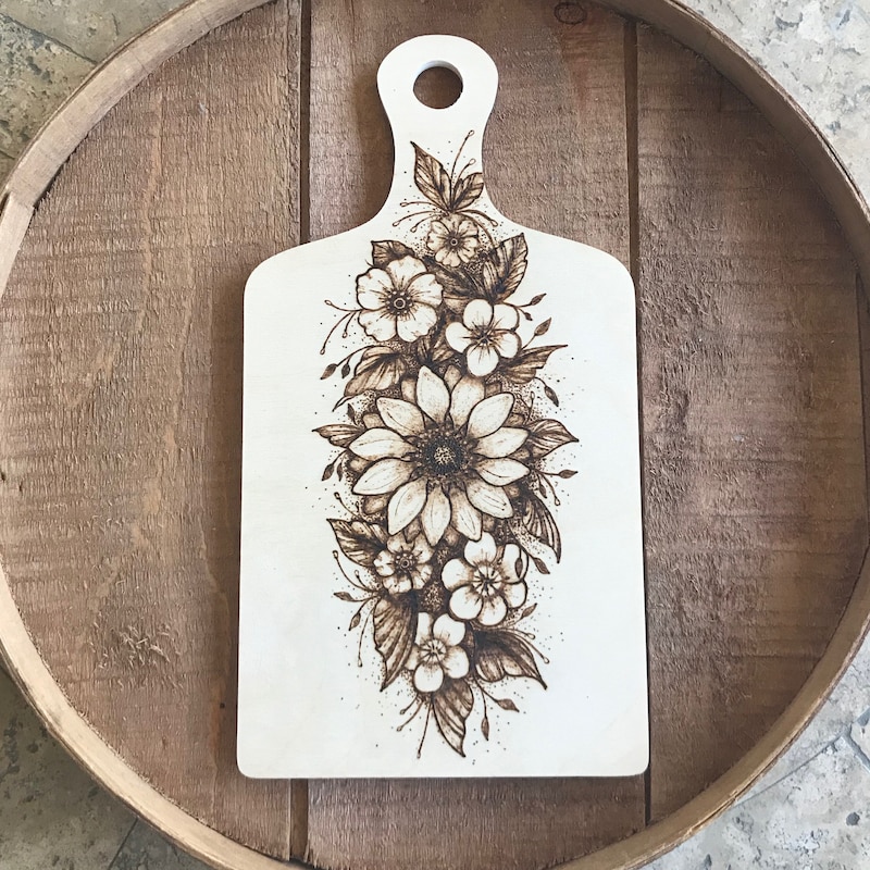 Wood Burned Designs - Etsy