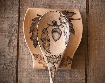 Pyrography Spoon - Etsy
