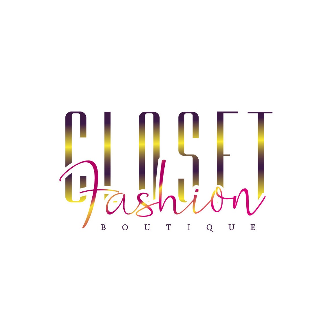 Fashion Boutique Logo Boutique Logo Design Fashion Blog - Etsy