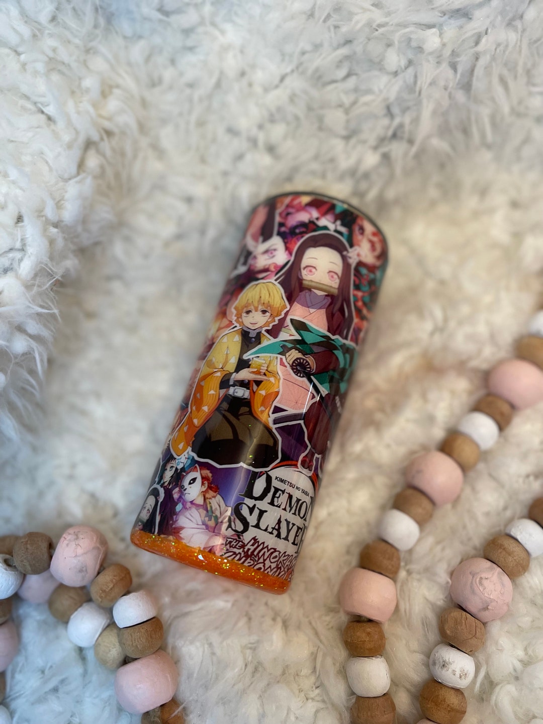 Demon Slayer Tumbler/anime /tumbler Sizes/15oz/demon Vinyl Wrapped ...