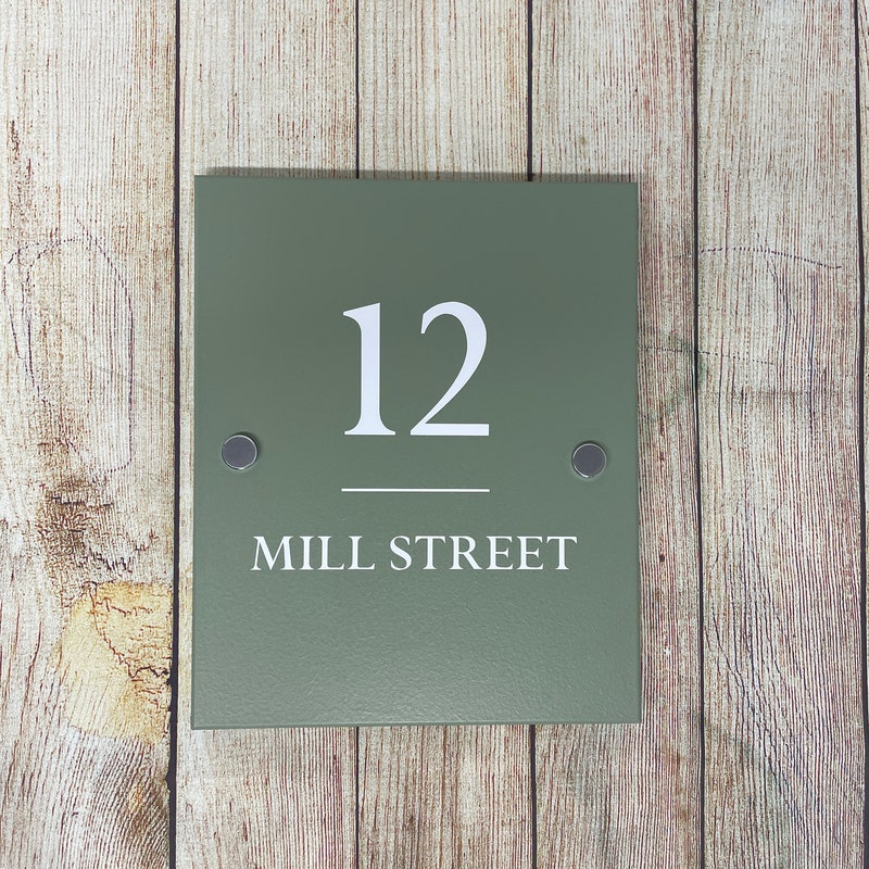 House Name and Number Signs - Etsy