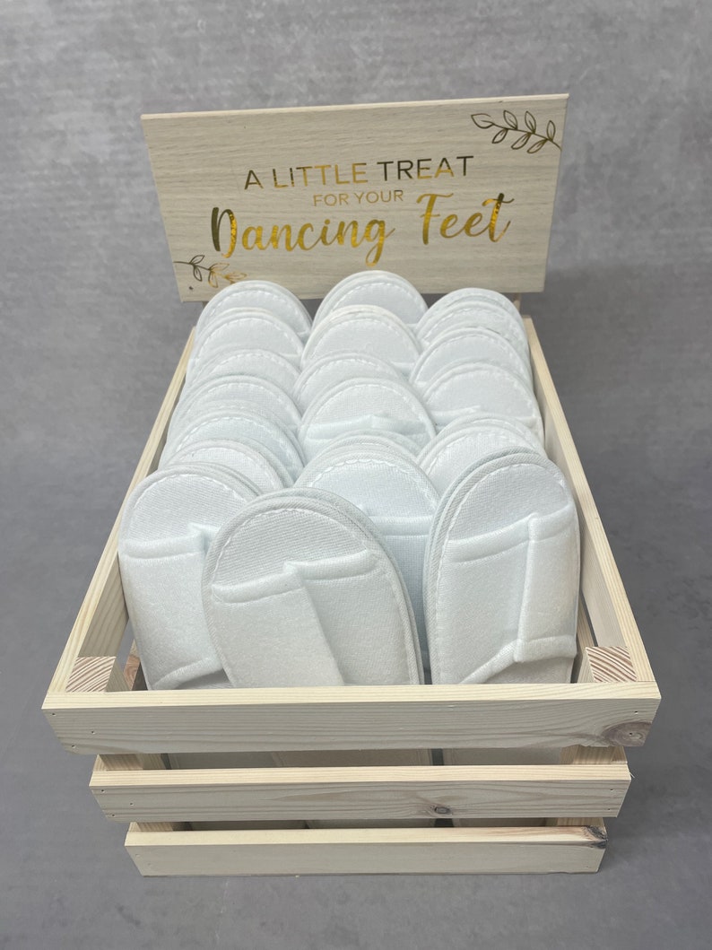 Wedding Slippers Sign A Little Treat for Your Dancing Feet. - Etsy UK