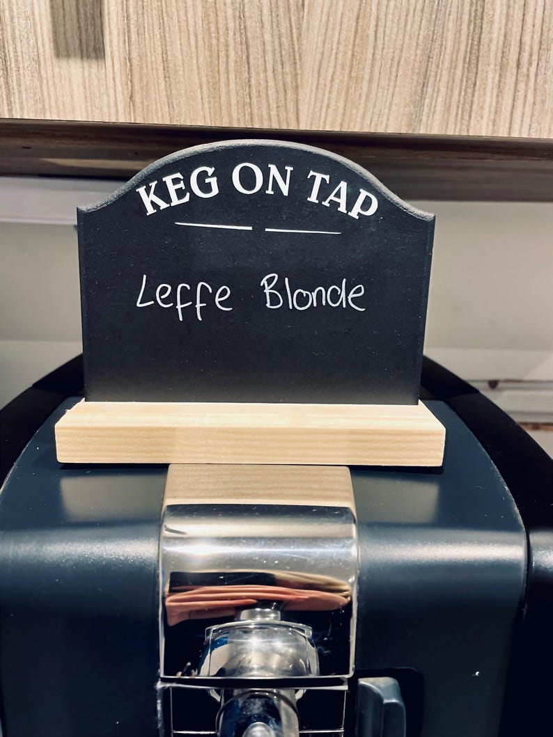 Home Beer Pump Chalkboard, Keg Menu, Ideal Christmas Gift for Beer ...