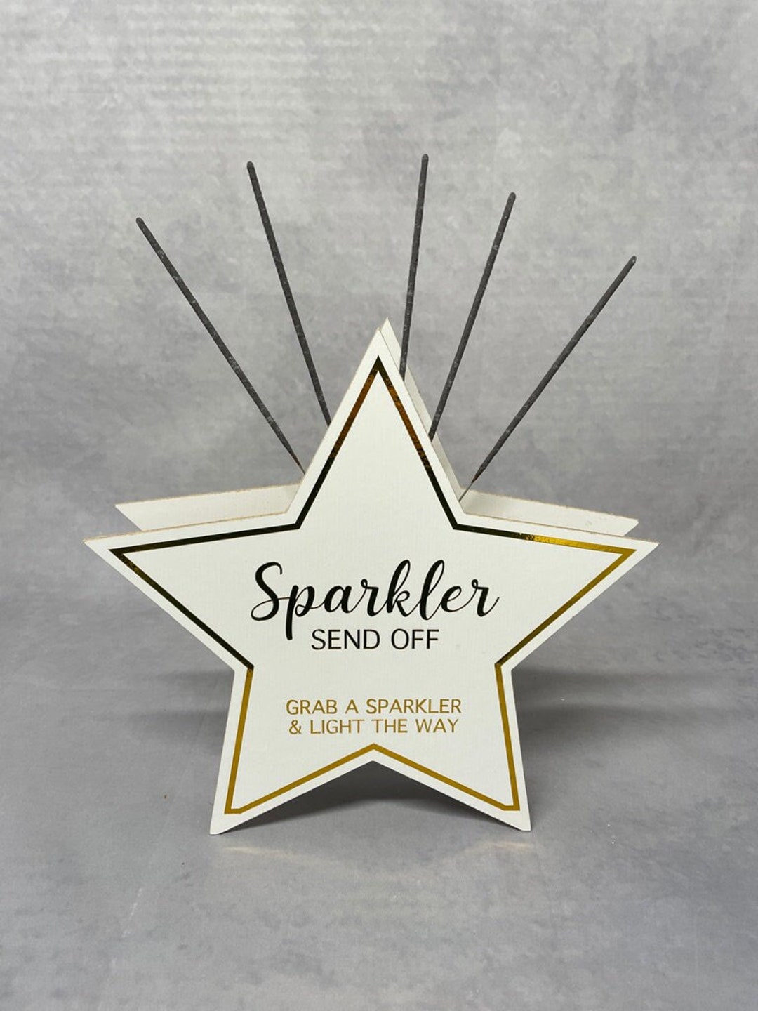 Freestanding Star Sparkler Holder | Sparkler Send off Display | Wedding ...