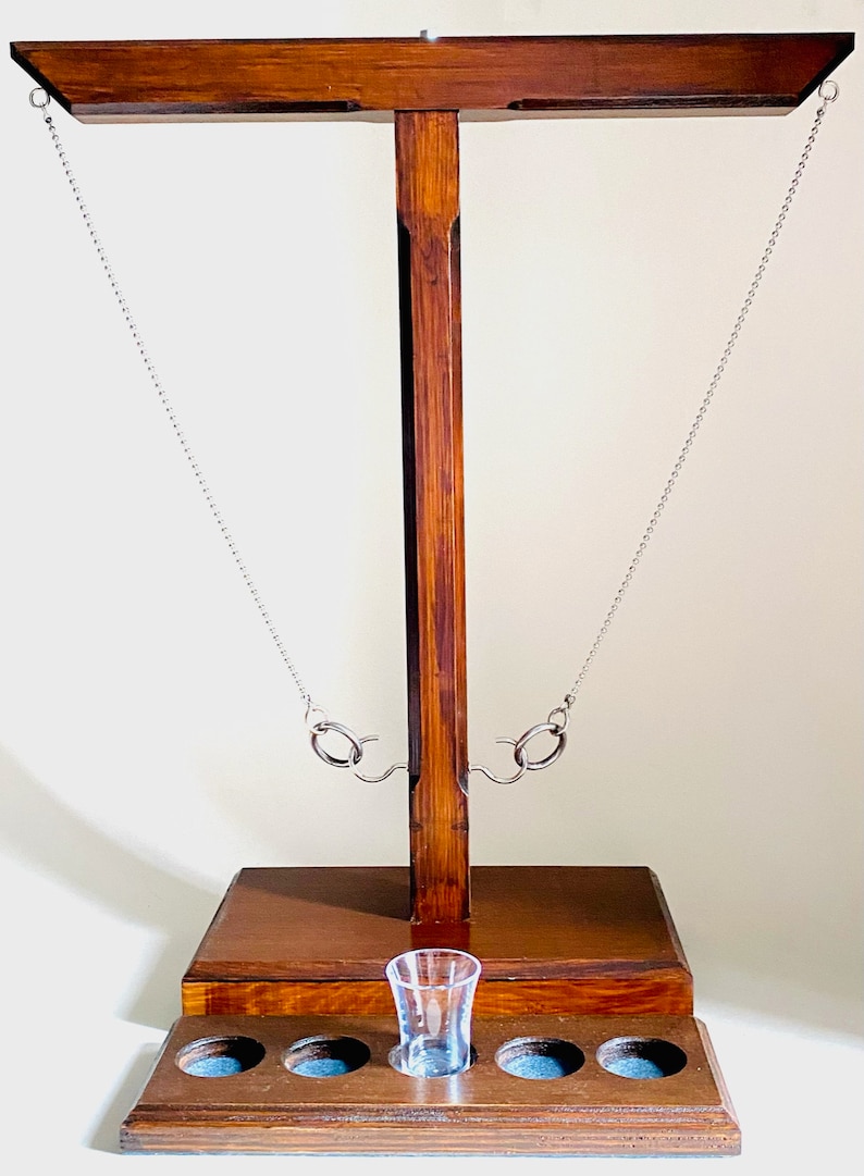 Tabletop Ring Toss Drinking Game: Handmade Home Bar Game - Etsy UK