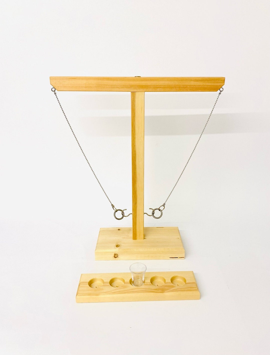 Swing Shot Table Top Ring Toss Game Drinking Game Home Bar Accessories ...