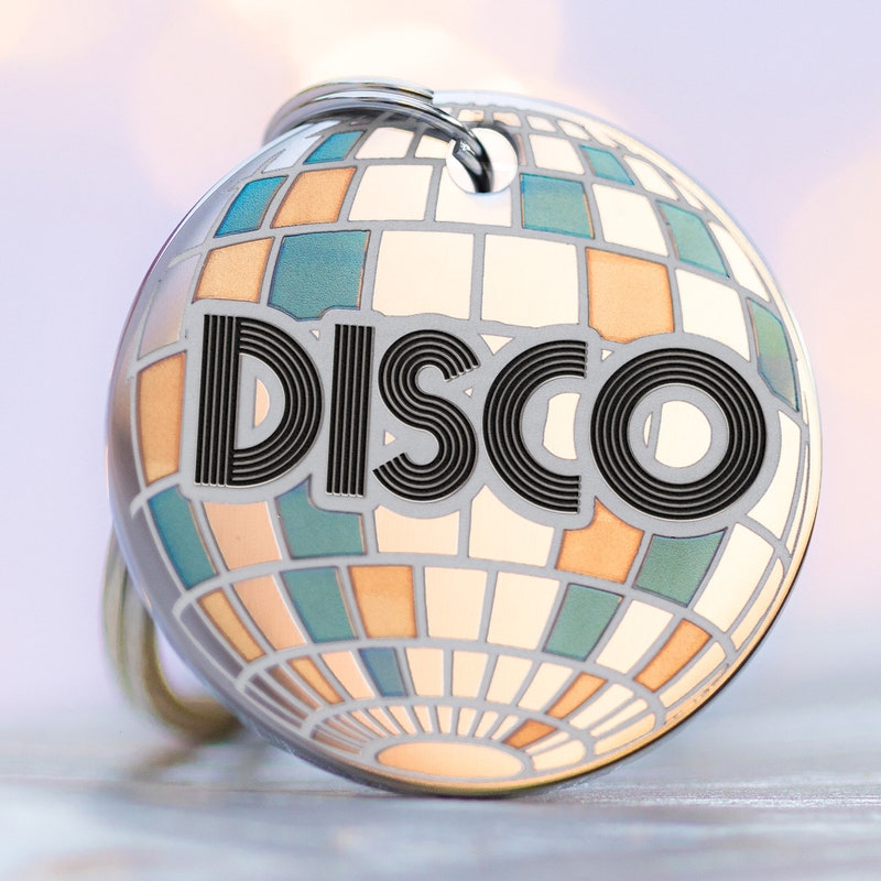 Cat Id Tag Enamel - Etsy UK