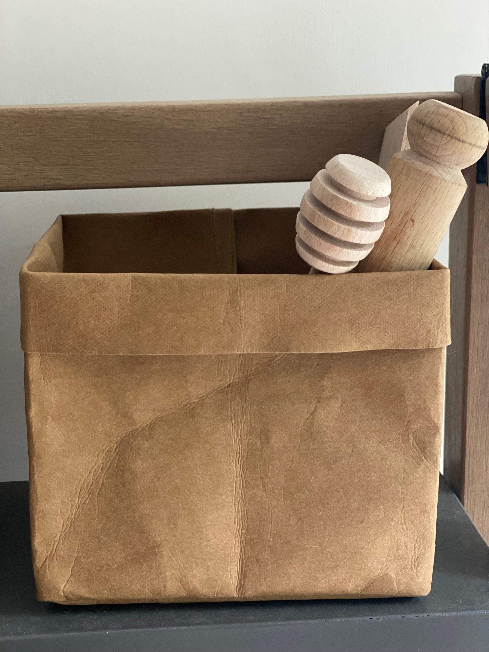 Storage Container Natural Kraft Washable Paper Home Storage - Etsy