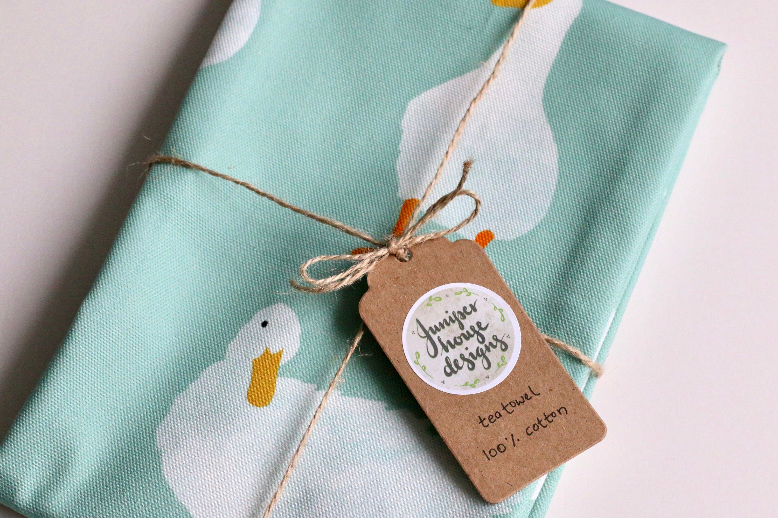 Duck tea towel nature kitchen home - Etsy.de
