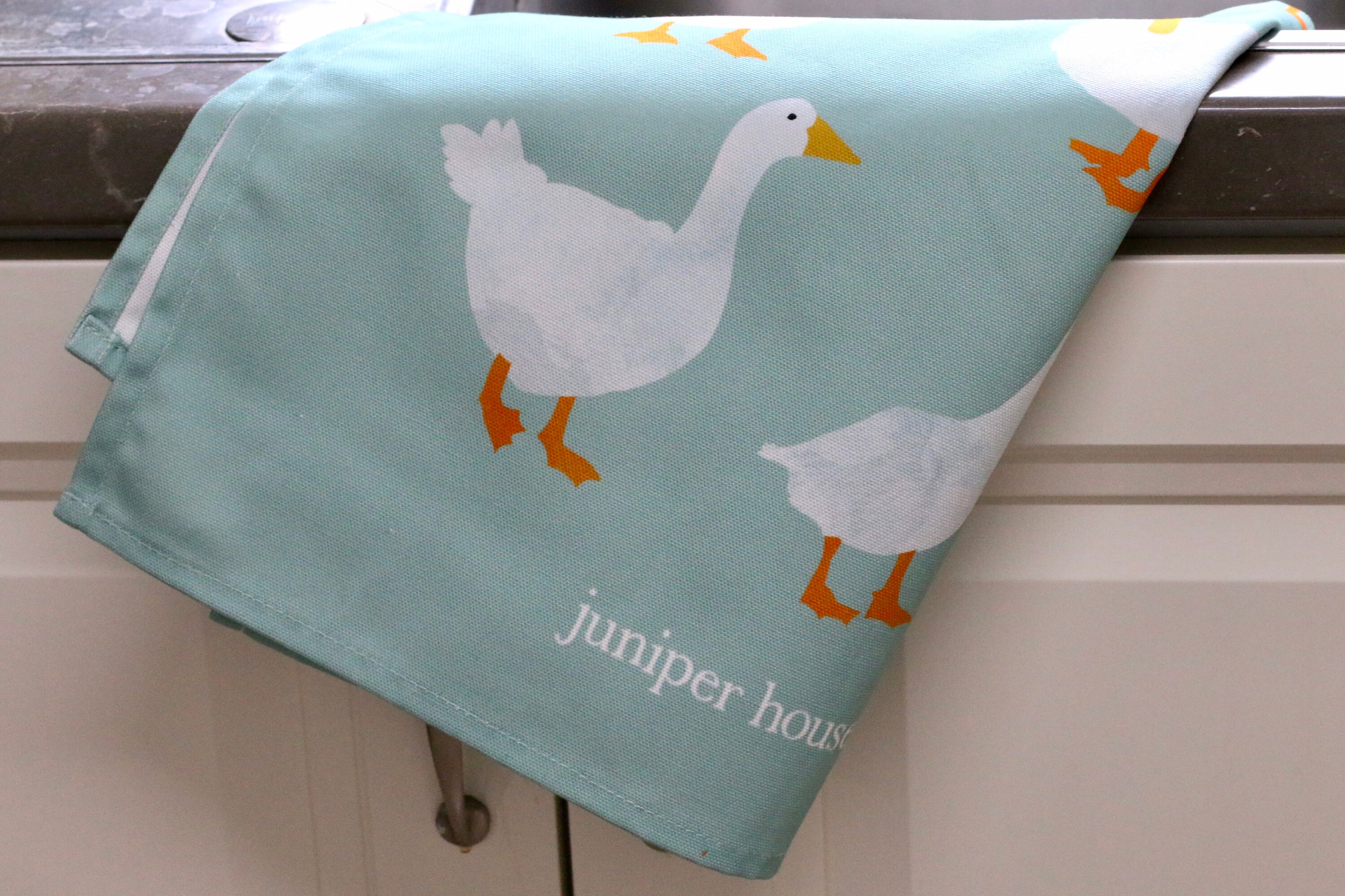 Duck tea towel nature kitchen home - Etsy.de