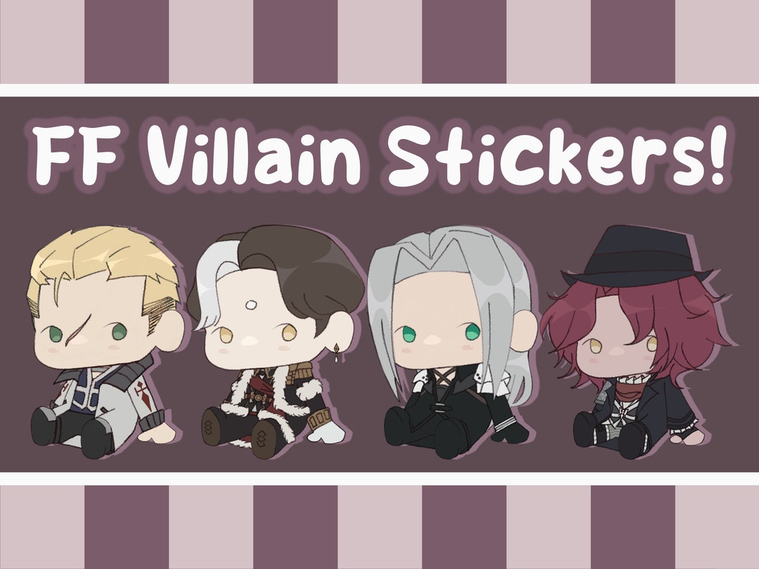 Final Fantasy Villain Stickers - Etsy