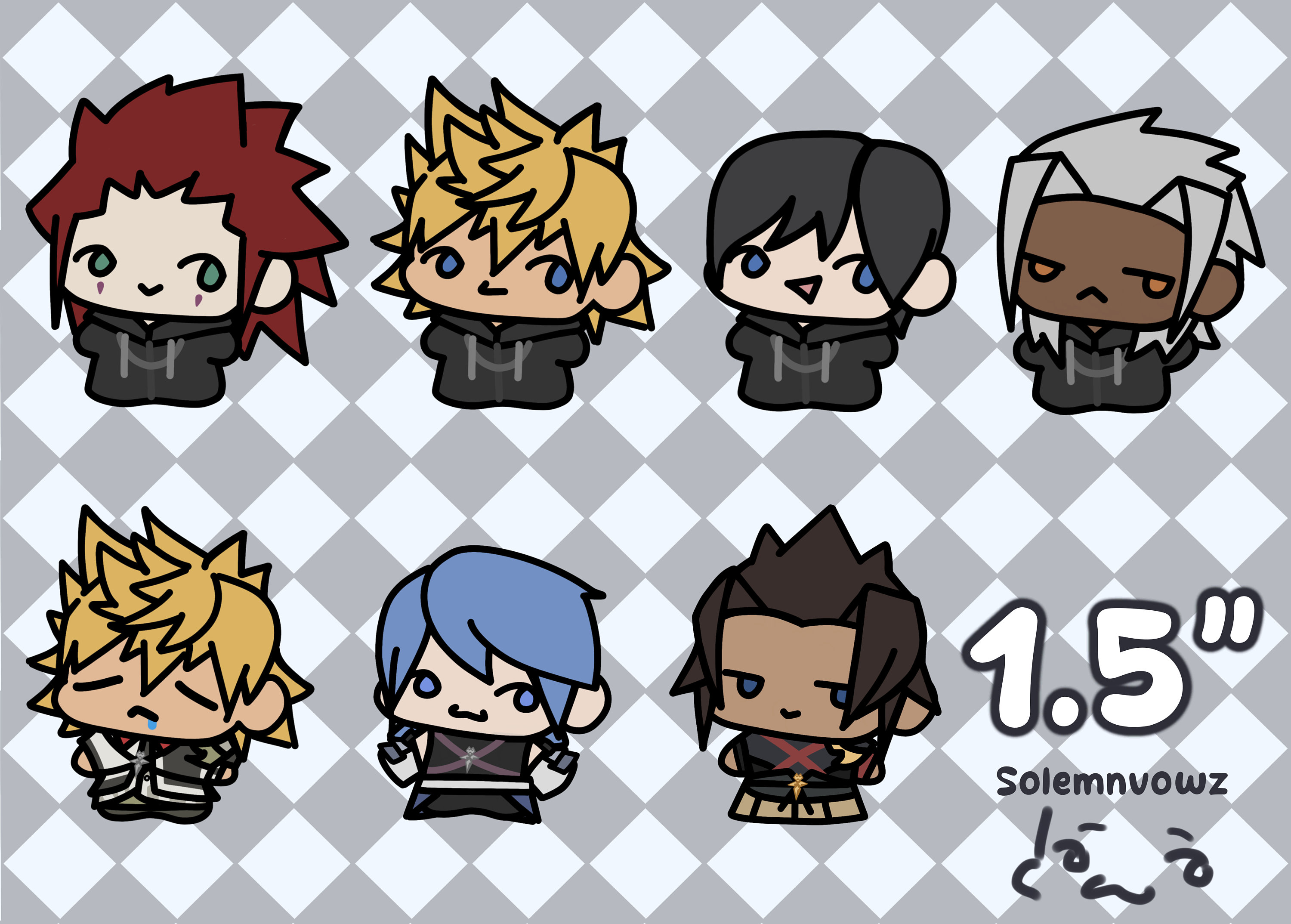 Xemnas Kingdom Hearts Chibi