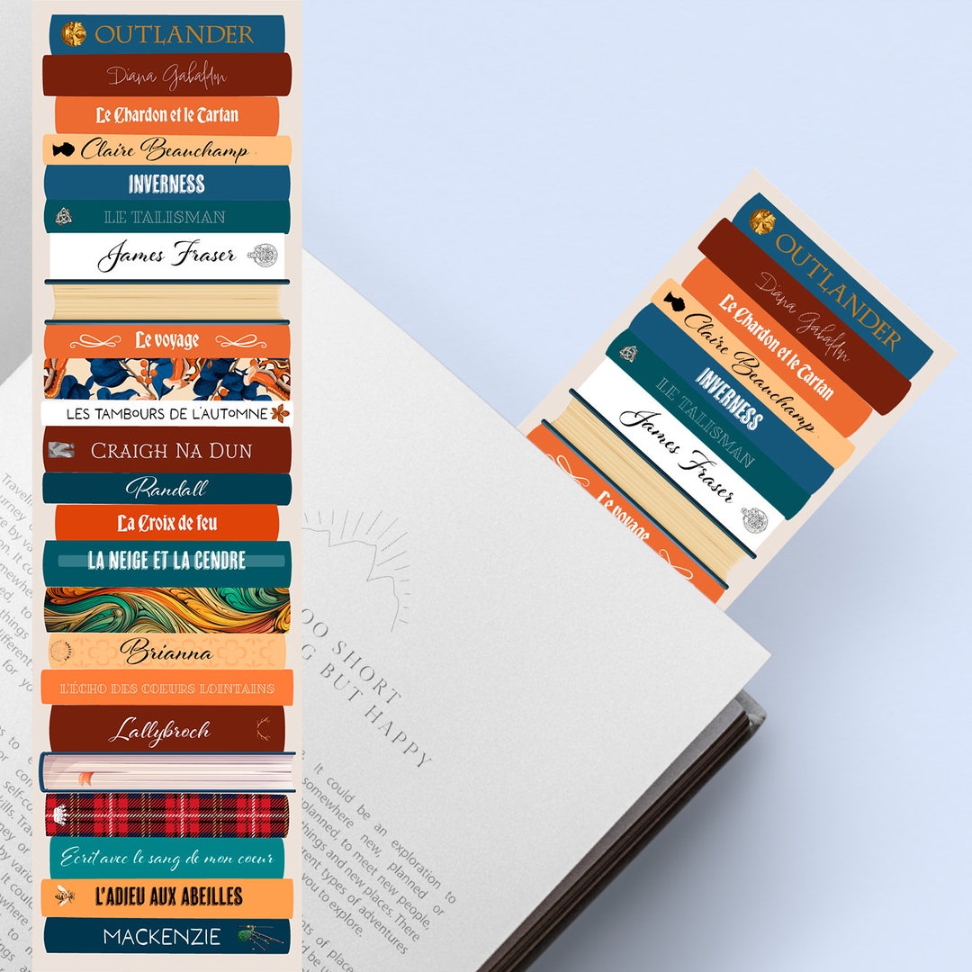 Outlander Bookmarks Historical Romance Stationery, Reading Accessory ...