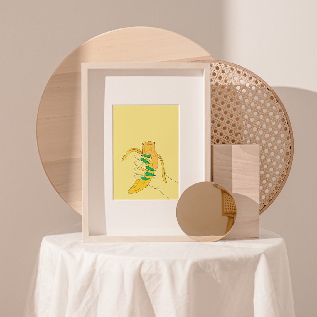 Banana Peel Sexy Fruit Juicy Erotic Sensual Nude Boudoir Body Lingerie