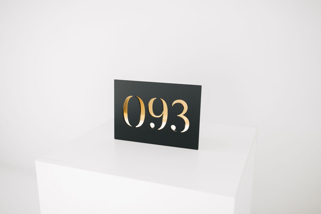 Modern House Numbers Plaque Home Number Sign for Outdoor 3d - Etsy