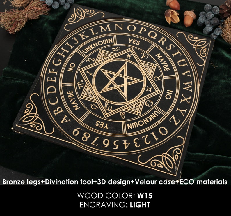 Pendulum Board Witch Board Spiritual Dowsing Board Spirit - Etsy