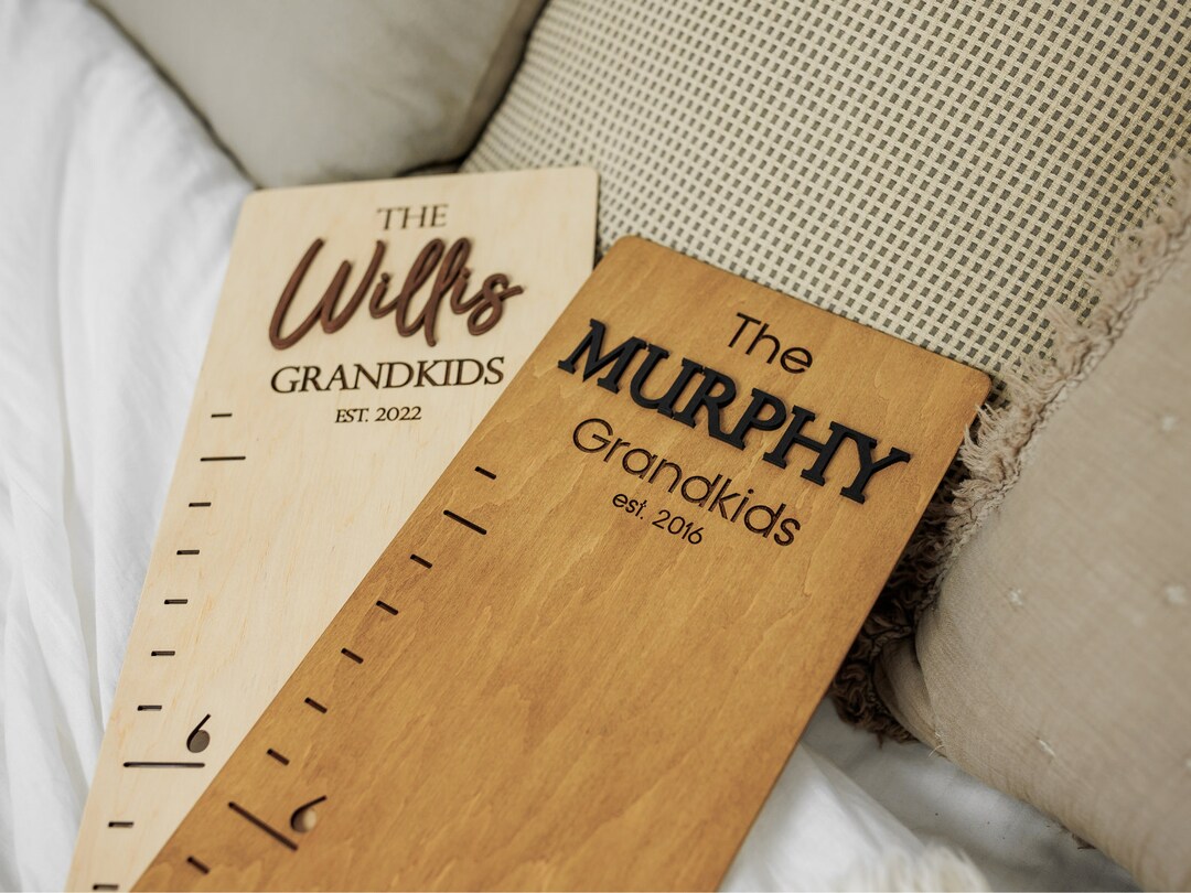 Growth Chart, Height Chart for Kid, Grandkids Height Chart, Kid Height ...