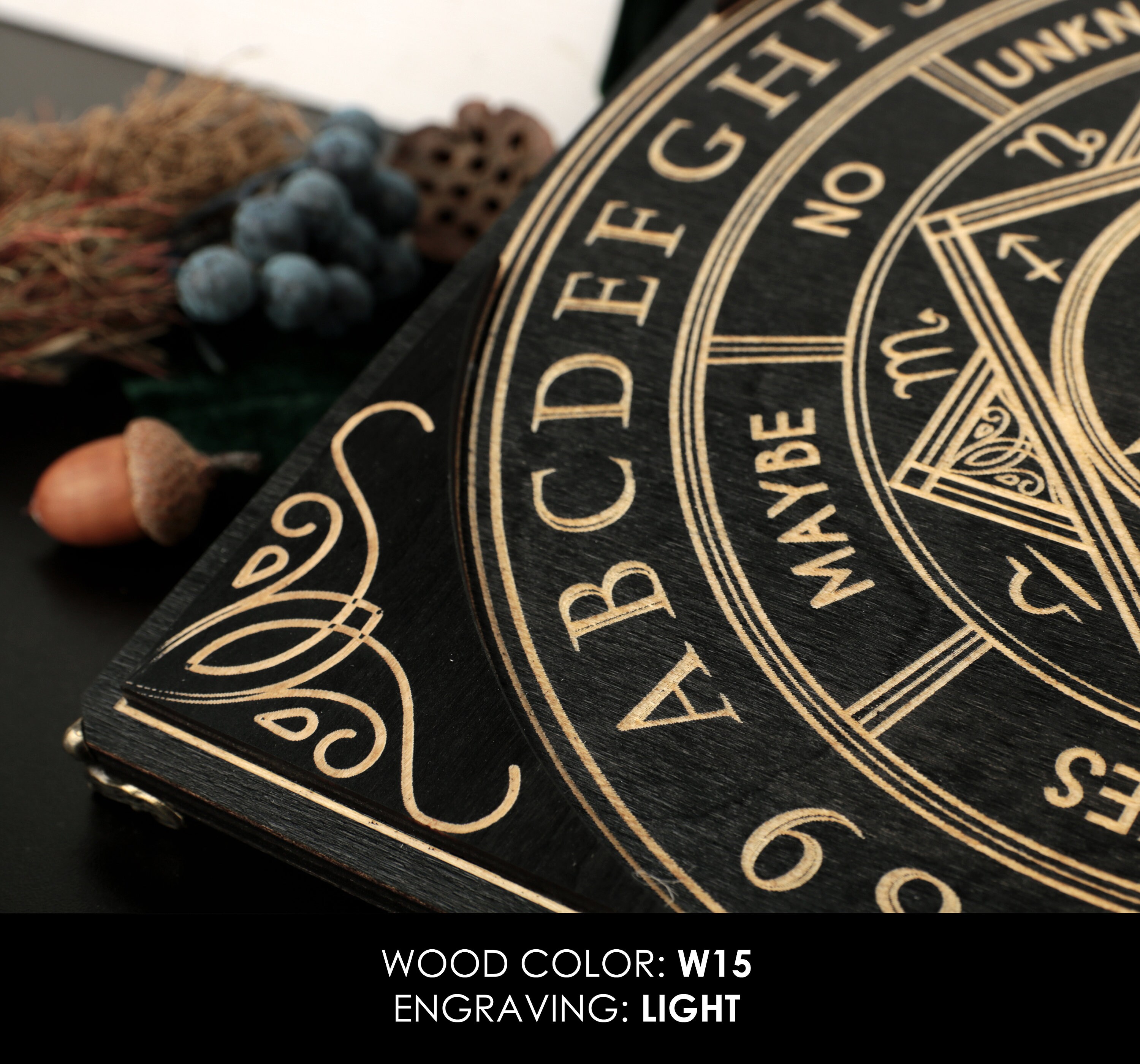 Pendulum board witch board Spiritual Dowsing Board Spirit | Etsy