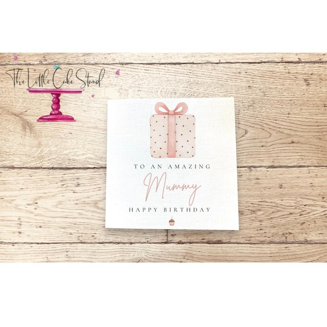 Personalised Birthday Card Mummy Birthday Card Mummy Birthday Gift ...
