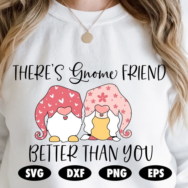 Gnome Best Friend Svg - Etsy