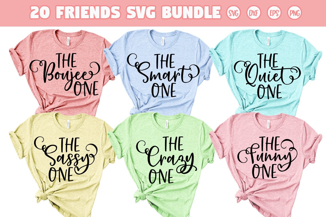 Friends Svg Bundle Friends Svg Friendship Svg Bundle - Etsy