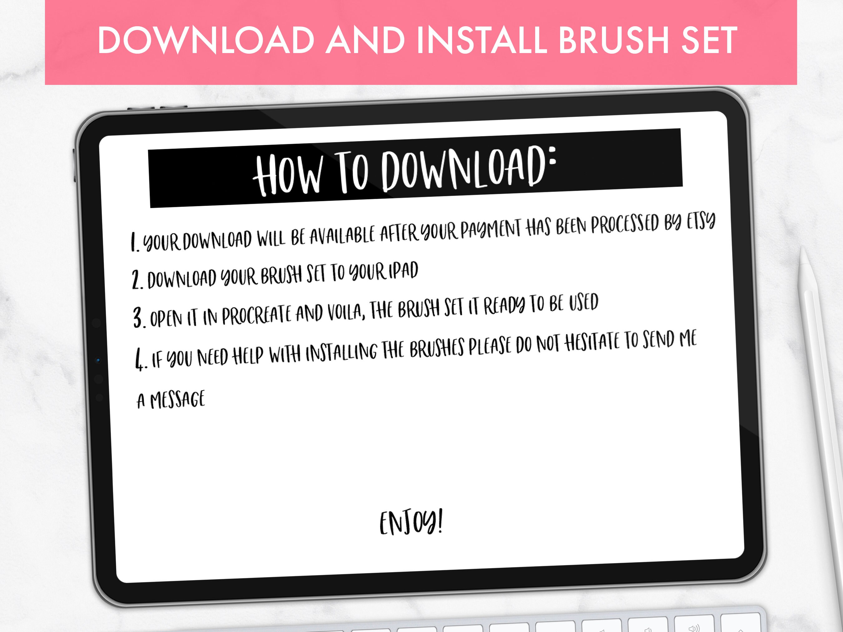 Inspirational Lettering Worksheets and Brushes for Procreate - Etsy