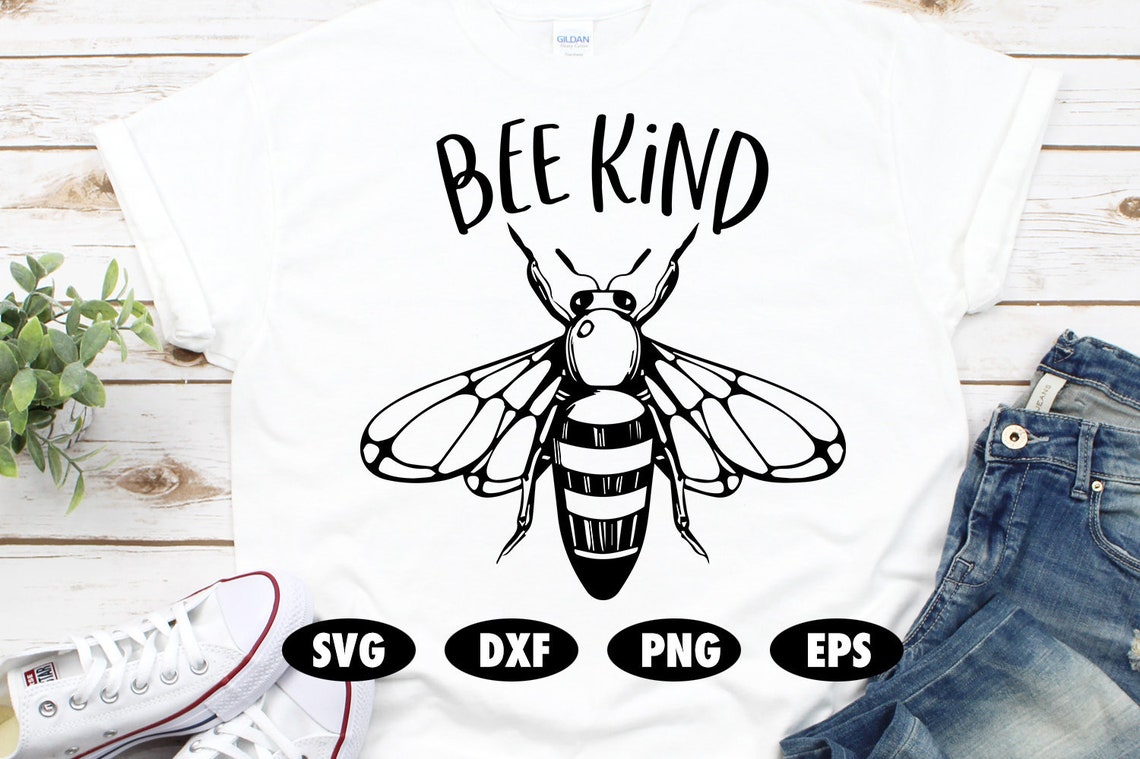Bee Kind Svg, Bee Svg, Be Kind Svg, Bee Drawing Svg, Bee Doodle Svg ...