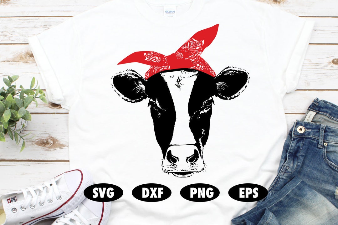 Heifer Bandana Svg Cow Bandana Svg Cow Svg Heifer Svg Cute - Etsy