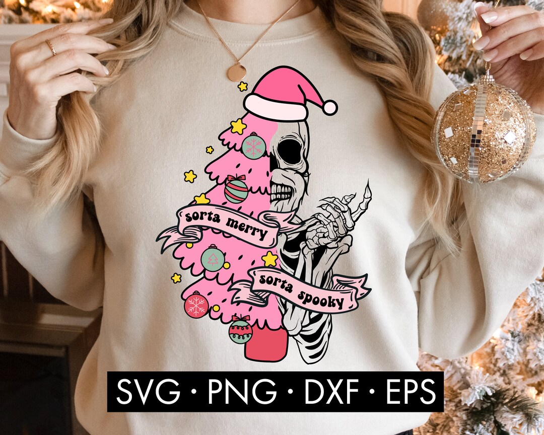 Sorta Merry Sorta Spooky SVG, Funny Christmas Svg, Skeleton Svg ... Sorta Merry Sorta Spooky SVG, Funny Christmas Svg, Skeleton Svg ...