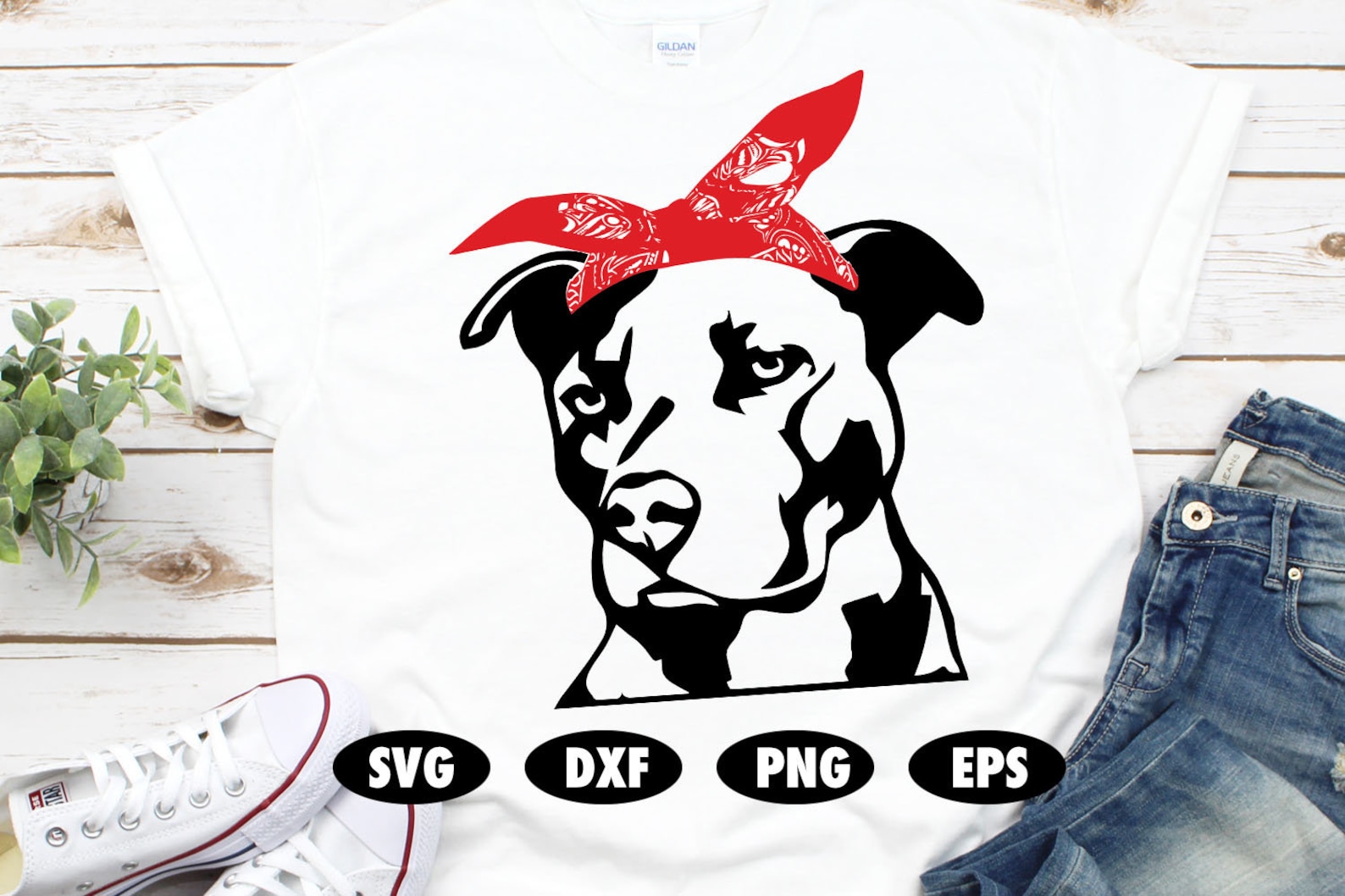 Pitbull Bandana Svg Dog Bandana Svg Dog Svg Pitbull Svg - Etsy