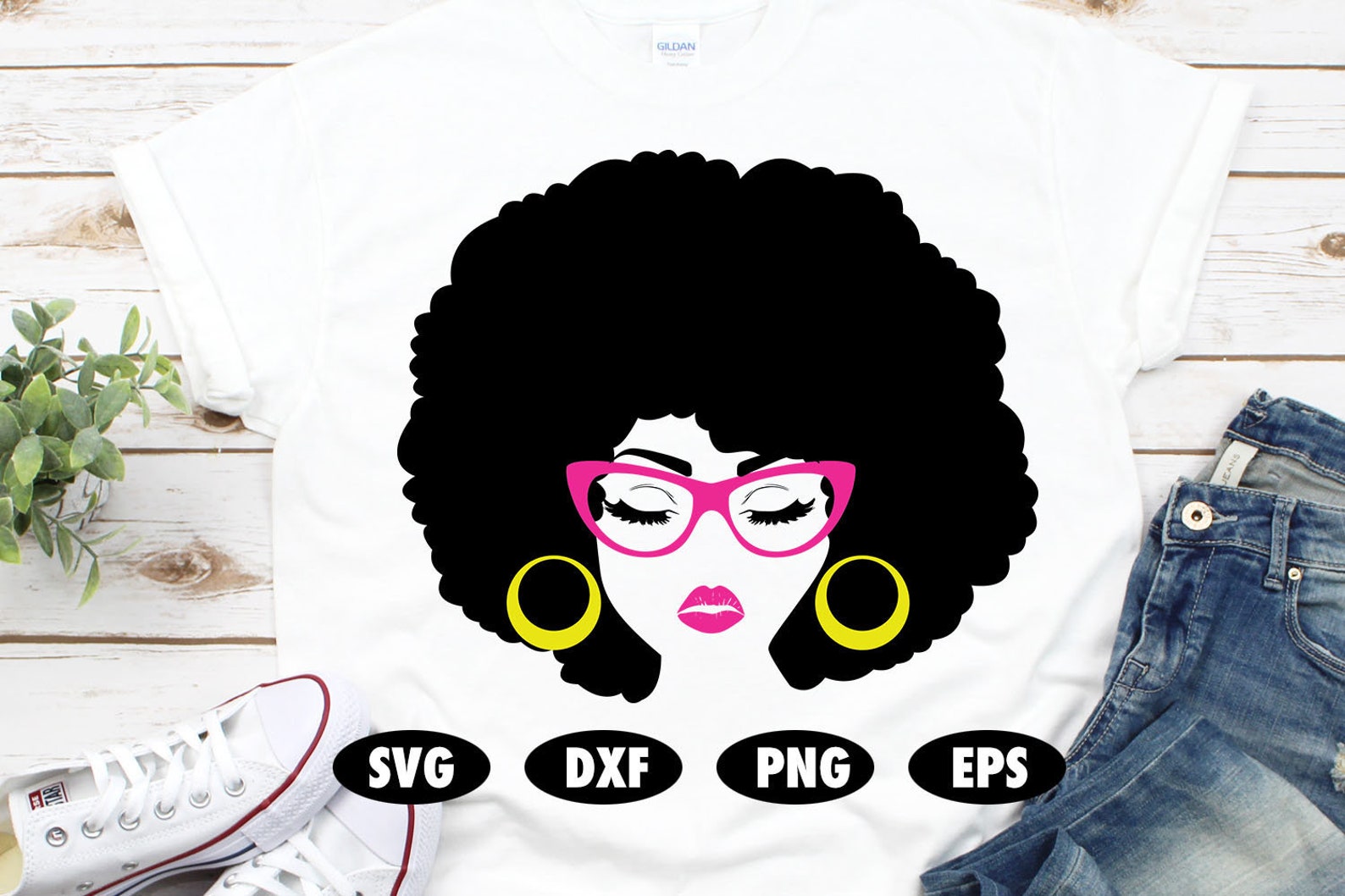 African American Woman Svg Black Woman Svg Afro Svg Afro | Etsy