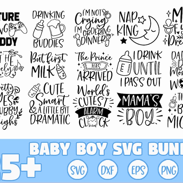 Baby Boy Svg - Etsy