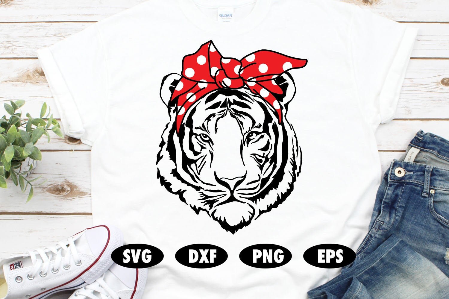 Tiger Bandana Svg Safari Animal Bandana Svg Tiger Svg - Etsy