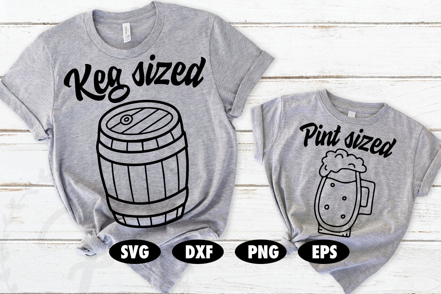 Keg Sized Svg Pint Sized Svg Beer Svg Child Svg Dad Svg | Etsy