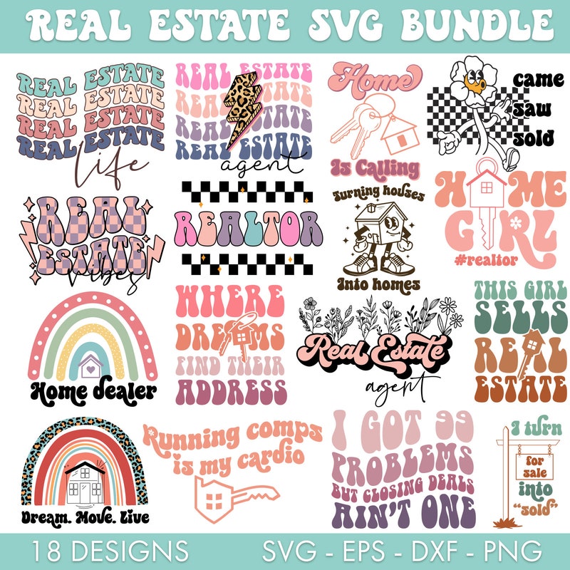 Real Estate Svg - Etsy