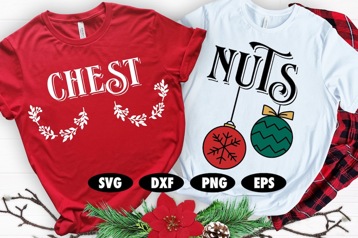 Chestnuts SVG, Funny Christmas SVG, Couple Svg, Christmas Couple Svg ...