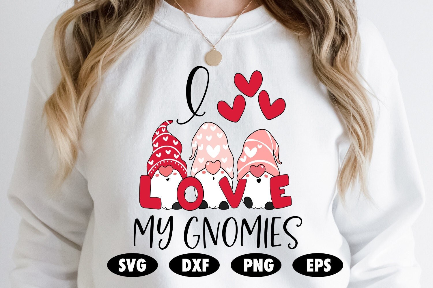 I Love My Gnomies Svg Funny Svg Valentines Gnome SVG Gnome | Etsy