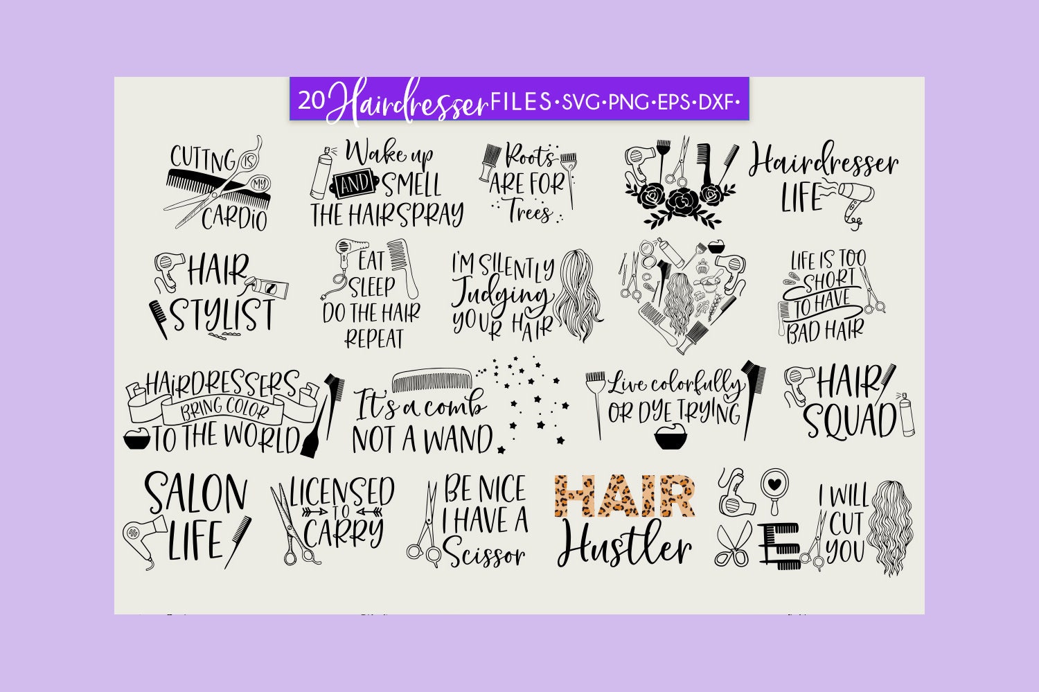 Hairdresser Bundle Svg Hairdresser Bundle Bundle Svg Funny - Etsy