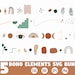 Bohemian Shapes Svg Bundle, Bohemian Elements Svg, Boho Svg, Boho ...