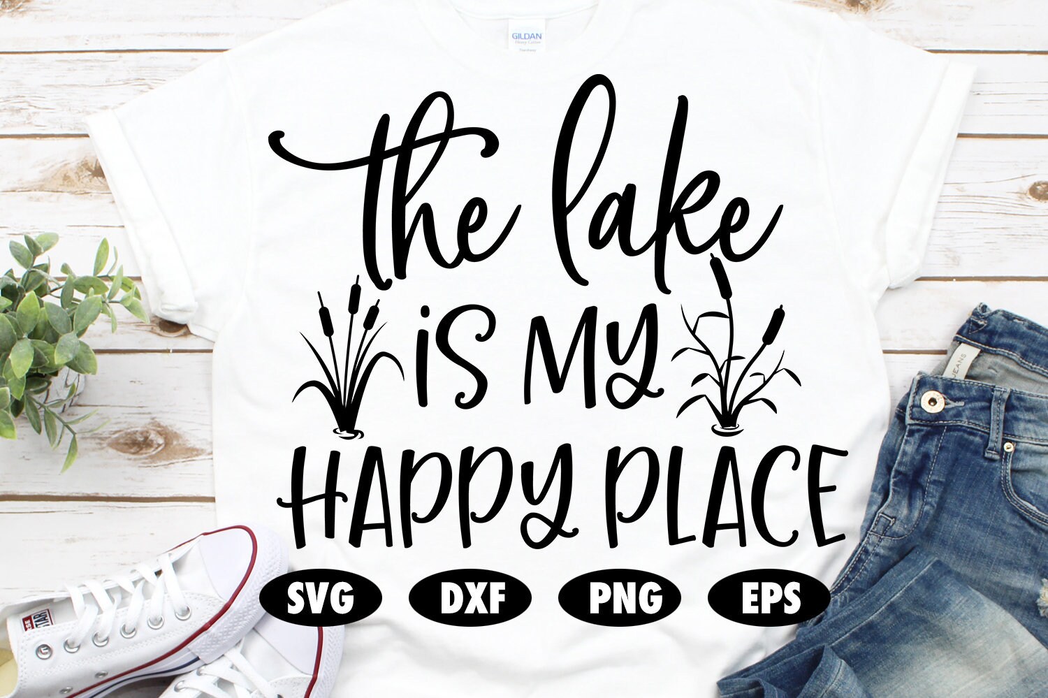 The Lake is My Happy Place Svg Lake Svg Camping Svg Camper | Etsy