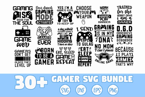 Gamer Svg Bundle Gaming Svg Bundle Gamer Svg Gaming Svg | Etsy