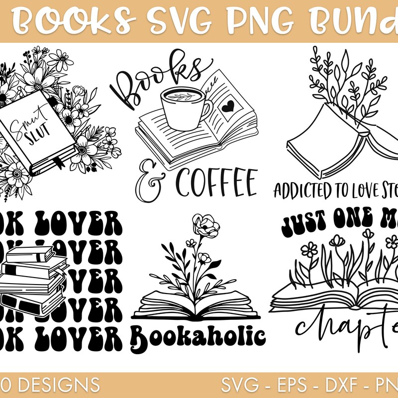 Book Svg - Etsy