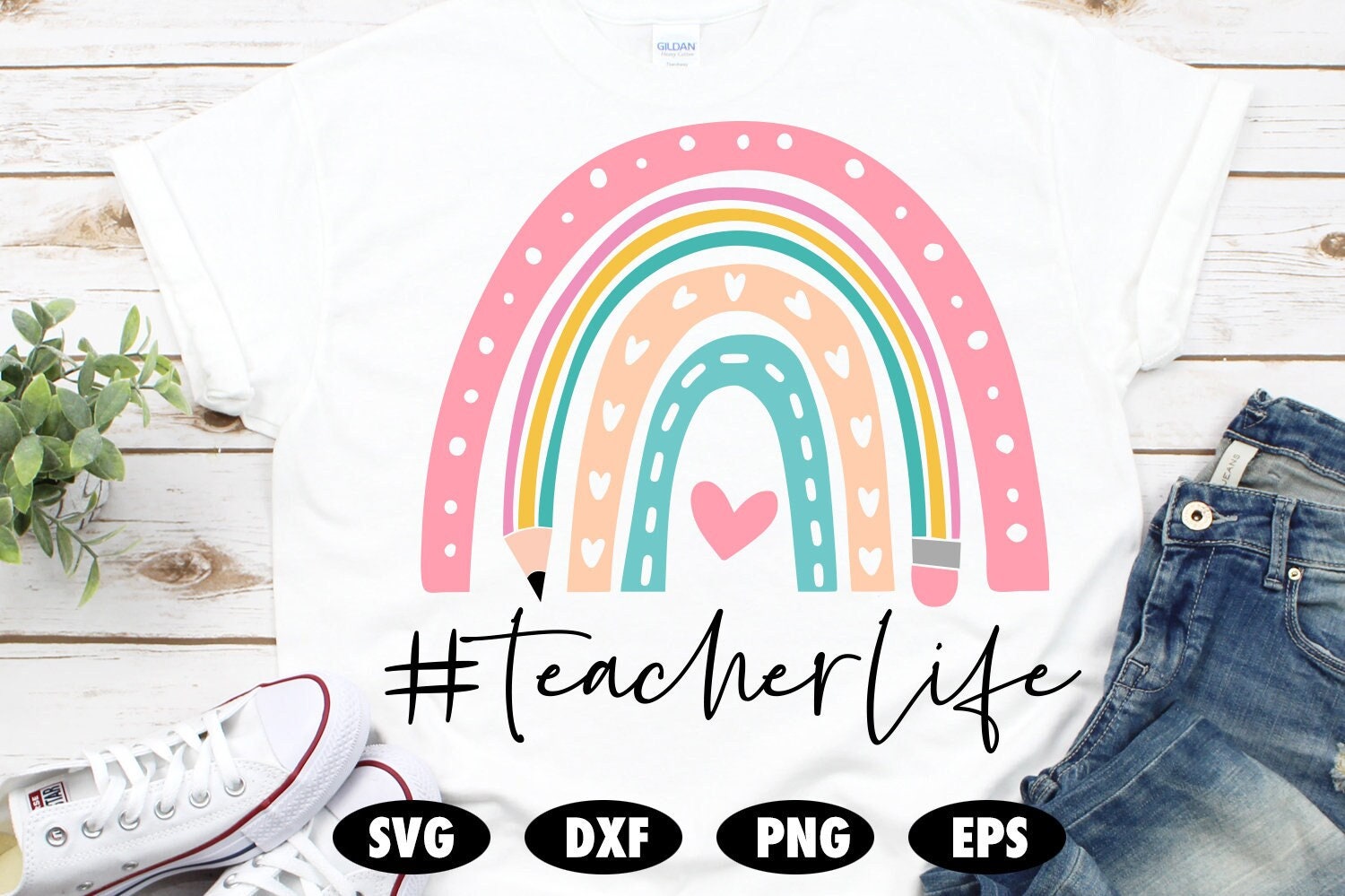 Teacherlife svg Teacher rainbow SVG Rainbow svg School svg - Etsy España